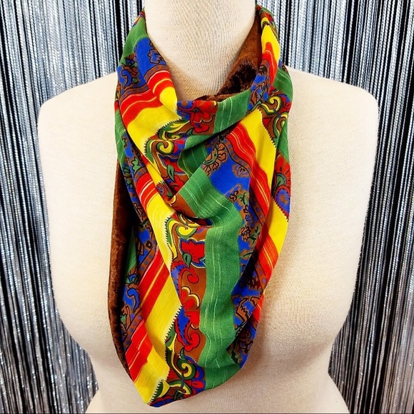 Vintage | Accessories | Vintage Reversible Collar Scarf | Poshmark